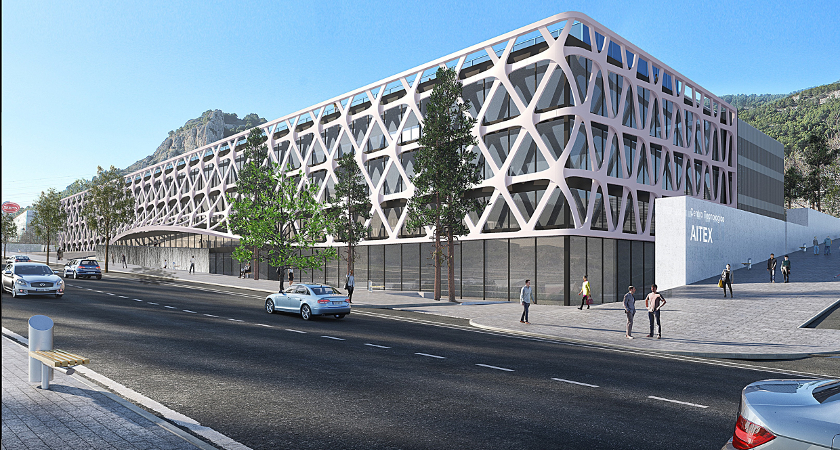 Aitex presenta su nueva sede de Alcoi, que se inaugurará en 2022