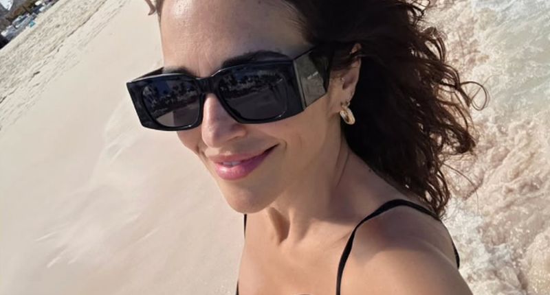 Paula Echevarría luce tipazo con este bikini de Ysabel Mora