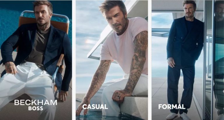 Boss presenta su primera colección con David Beckham como diseñador ...