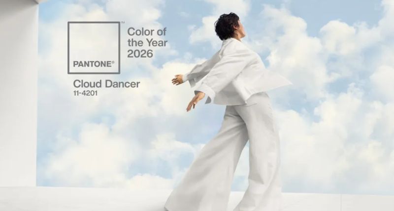 Pantone elige por primera vez el blanco como color del año 2026 con ...